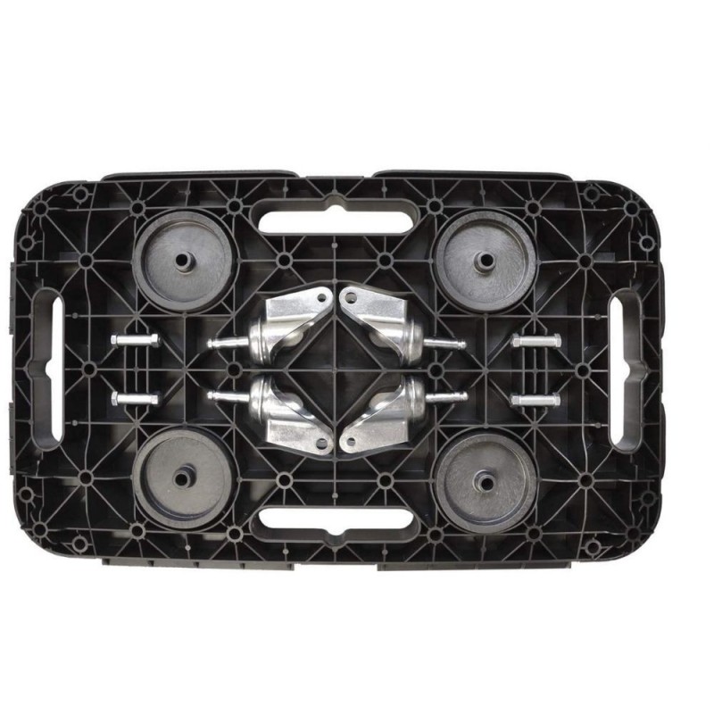Pedana con ruote in plastica multiuso carrello con base e ruote 48x29 cm